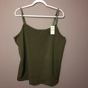 Lane Bryant Tops | Embellished Metallic Ribbed Tank Top | Poshmark